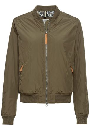 Camel Active Damen Blouson aus recyceltem Polyester Dunkel Khaki, womenswear-42