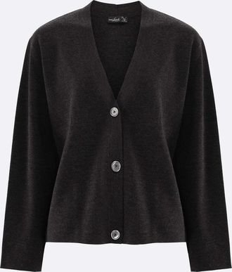 van Laack Cardigan im Milano-Strick aus ultrafeiner Merinowolle