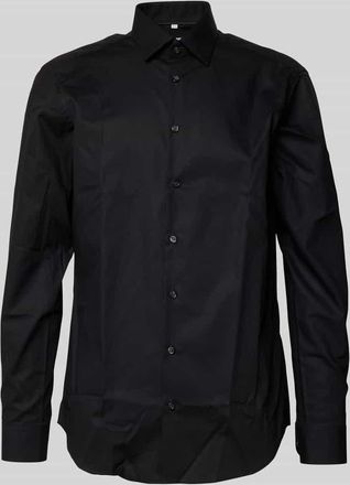 Jake*s Regular Fit Business-Hemd aus Popeline