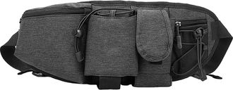 Generico Sportliche G&uuml;rteltasche - G&uuml;rteltasche mit Flaschenhalter und Handytasche | Sportg&uuml;rtel mit Flaschenhalter | Radfahren Wandern Reisen Camping Gym Jogg