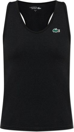 Lacoste Femme, Tops, Noir, Taille: 38 FR D&eacute;bardeur de sport ajust&eacute; Lacoste Sport