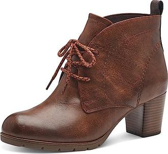 Marco Tozzi Femme 2-25109-41 Bottines à Lacets, Cognac Comb, 37 EU