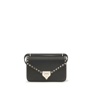 Valentino Garavani Rockstud Shoulder Bag - Black