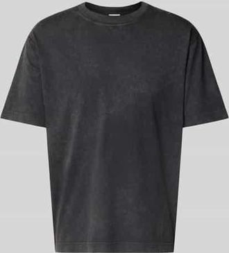 Closed T-Shirt mit geripptem Rundhalsausschnitt