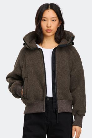 Canada Goose Chilliwack Fleece-Bomberjacke mit Black Disc