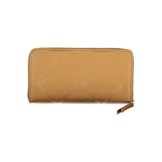 Calvin Klein Quilted Polyurethane Wallet - Brown