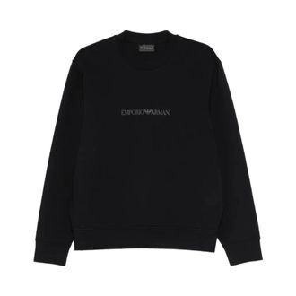 Emporio Armani Stretch Double Jersey Sweatshirt - - Sweatshirts & Hoodies - Herren - Schwarzk - XL