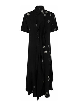 Yohji Yamamoto Robe Au Genou - Noir