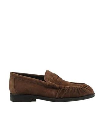 Alpe Mocassins Oxford en cuir marron, marron, 40 EU
