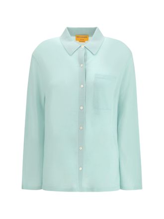 Guest In Residence Womens Showtime Shirt Seaglass Cashmere