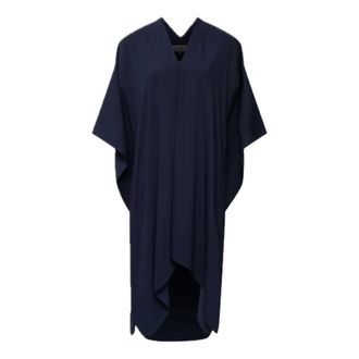 Maison Margiela Robe Mi-longue drap&eacute;e - Femme - Robes - Bleu - Taille: 40 FR