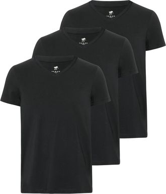 Polo Sylt T-Shirts im 3er-Pack mit V-Ausschnitt