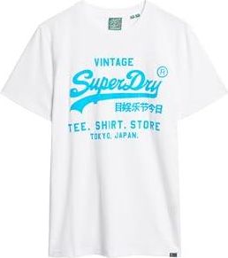 Superdry T- Shirt imprimé Chemise, Optique, S Homme
