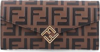 Fendi Ff Diamonds Crossbody Wallet