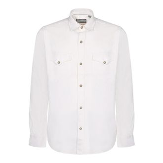 Canali Csl7066 Hemd - - Shirts - Herren - Wei&szlig; - XL
