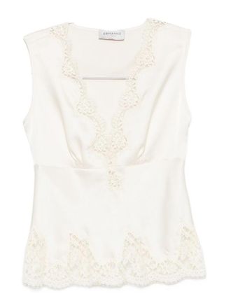 Ermanno Scervino Top - Wei&szlig;