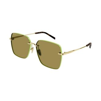 Gucci Specialized fit quadratische Sonnenbrille - - Accessories - Damen - Gelb - 60 MM