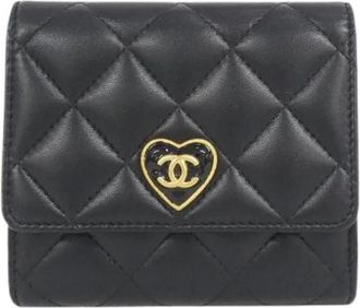 Chanel Pre-owned Cuir petite-maroquinerie - Femme - Pre-owned - Noir - Taille: ONE Size