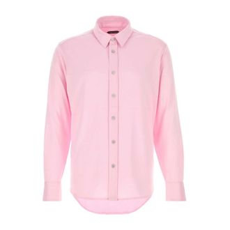 Tom Ford Seiden-Baumwollmischhemd - - Shirts - Herren - Rosa - M