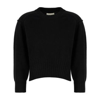 Loulou Studio Damen, Strickwaren, Schwarzk, LGr&ouml;&szlig;e