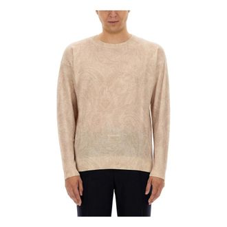 Etro MRW Strickpullover mit Rundhalsausschnitt - - Knitwear - Herren - Beige - S