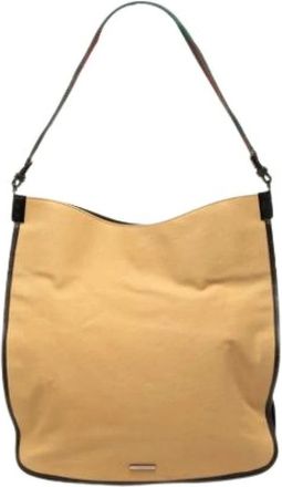 Gucci Pre-owned Canvas Shoulder Bag - - Pre-owned - Damen - Beige - ONE SIZE