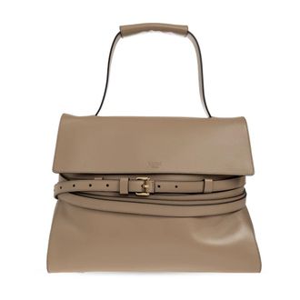Moschino Tie Me Bag - Femme - Sacs - Beige - Taille: ONE Size