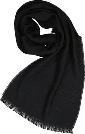 Boggi Milano Herren Schal schwarz Wolle