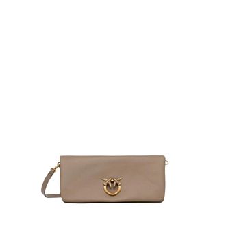 Pinko Pinko - Click Soft Horizontal Mini - Femme - Sacs - Brun - Taille: ONE Size