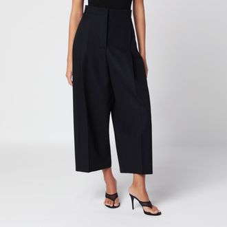 Jacquemus Black Miami trousers in cool wool