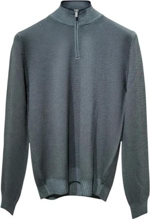 Fedeli Homme, Pulls, Vert, Taille: XL Col roul&eacute;s