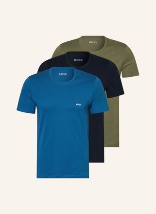 HUGO BOSS 3er-Pack T-Shirts Pure Cotton gruen