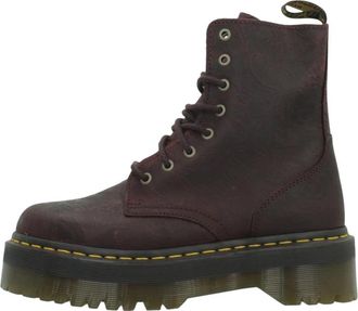 Dr. Martens Jadon Emboss Floral - - Shoes - Damen - Rot - 36 EU
