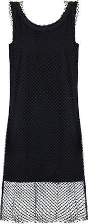 A|X Armani Exchange Netted Womens Black Kleid