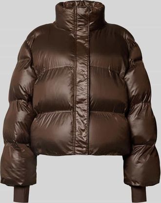 Neo Noir Steppjacke mit Abdeckleiste Modell Rhea