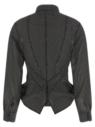 Junya Watanabe Womens Bicolor Polyester Blouse