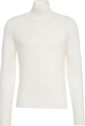 Dondup Homme, Pulls, Blanc, Taille: XL Pull Classique En Laine Bianco