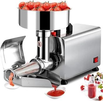 Generic Pressoir &agrave; Tomates Electrique 450w Machine &agrave; Coulis De Tomates Fabricant De Presse-Fruits De Confitures Et De Sauces Acier Inoxydable,pour Pur&eacute;e De To