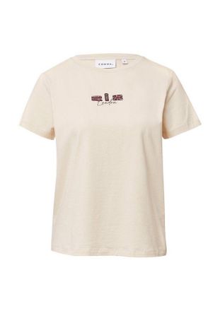 Comma Kurzarmshirt T-Shirt T-Shirt im Relaxed Fit mit Frontprint, London