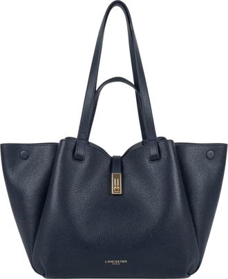 Lancaster Shopper cabas paule L Milano Horizon Bleu Fonc