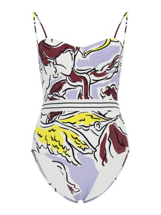 Tory Burch Recycled Polyamide One-Piece Swimsuit - Multicolor