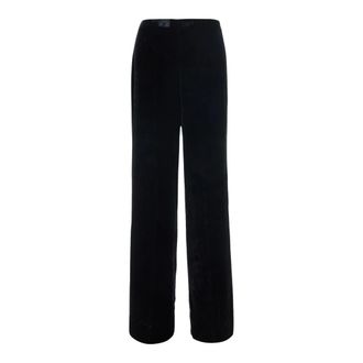 P.A.R.O.S.H. Velvet Oversize Pants - - Trousers - Damen - Schwarzk - S