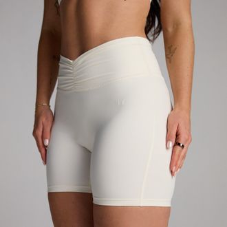 MyProtein Short fronc&eacute; devant MP Tempo femme - Noix de coco - XS