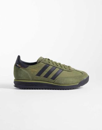 adidas Originals SL 72 RS - Baskets - Kaki et noir