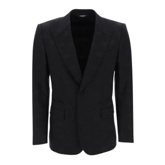 Dolce & Gabbana Homme, Vestes, Noir, Taille: L Blazers