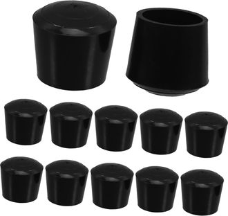 Angoily 12stücke Möbelgleiter Aus Gummi Für Stuhlbeine Bettgestellfüße Und Tischfüße Kratzfeste Stuhlschutzkappen rutschfeste Bodenschoner Zum Schutz Vor Besc