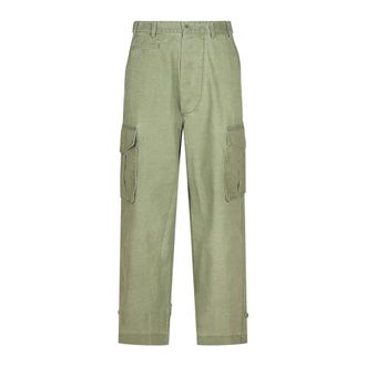Kenzo Gr&uuml;ne Cargo Hose mit Taschen - - Trousers - Herren - Gr&uuml;n - M