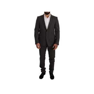 Dolce & Gabbana Zweiteiliger Anzug aus Schurwolle - - Suits - Herren - Schwarzk - L