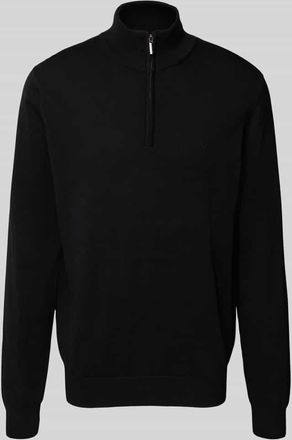 Fynch-Hatton Strickpullover mit Troyer-Kragen