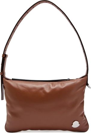 Moncler sac port&eacute; &eacute;paule &agrave; logo appliqu&eacute; - Marron